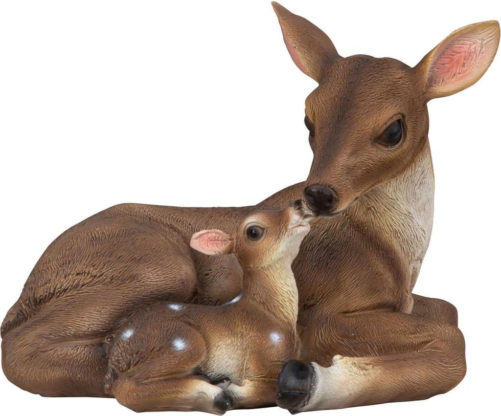 Reh mit Rehkitz liegend Figur 14cm x 18cm | Kaufland.de