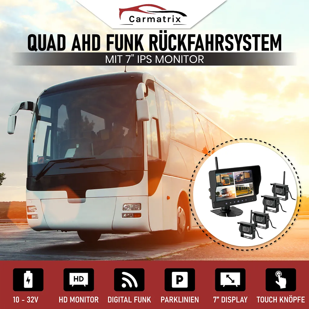 CARMATRIX AHD QUAD DVR 4 Kanal Funk | Kaufland.de