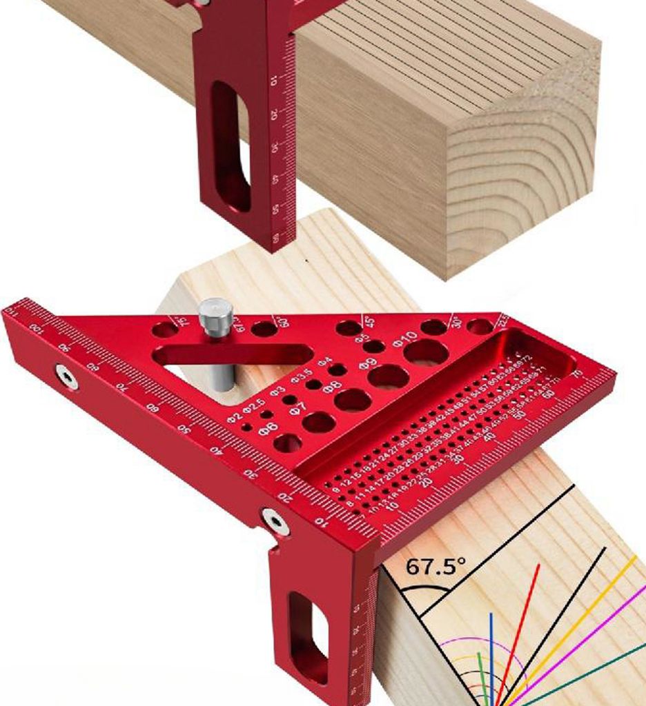 Mehrwinkel-Messlineal aus Aluminiumlegierung, | Kaufland.de