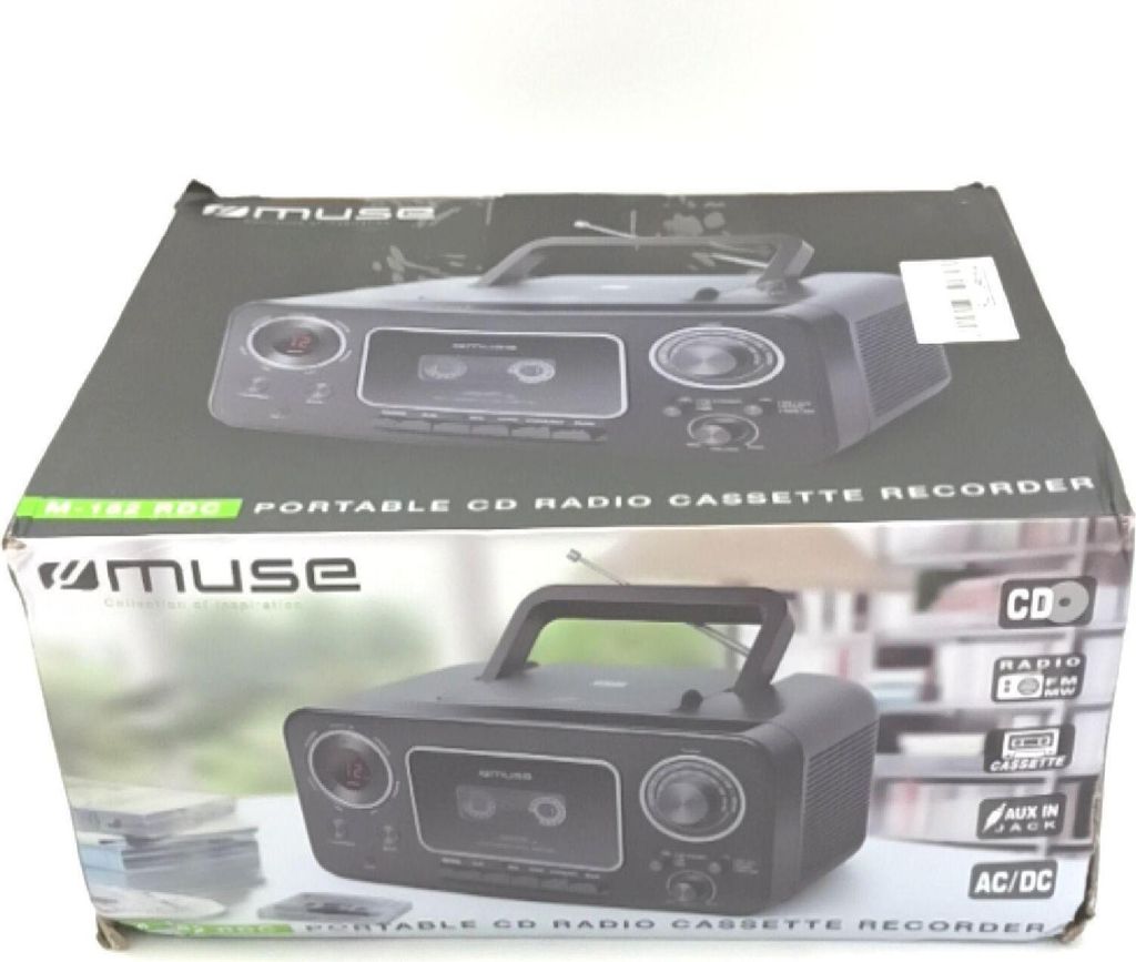 Muse M182 Stereo rádio CD přehrávač Kazetový | Kaufland.cz