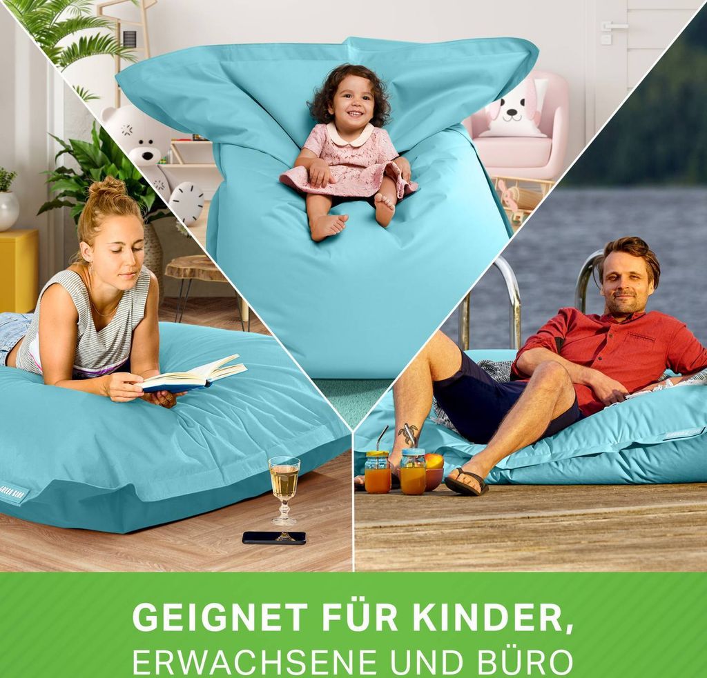 Green Bean Sitzsack "Square" XXL 140x180cm | Kaufland.de