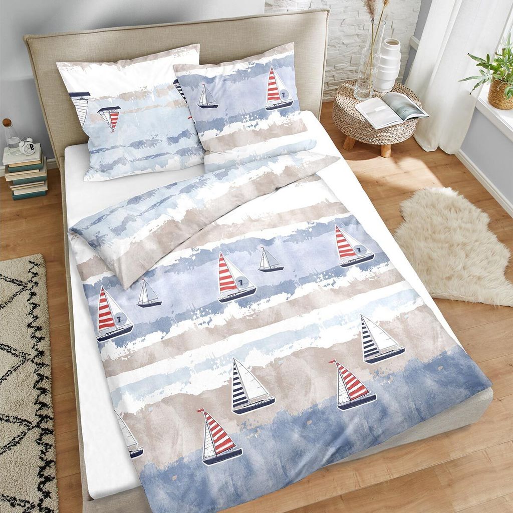 Traumschlaf Feinbiber Bettwäsche Segelboote | Kaufland.de