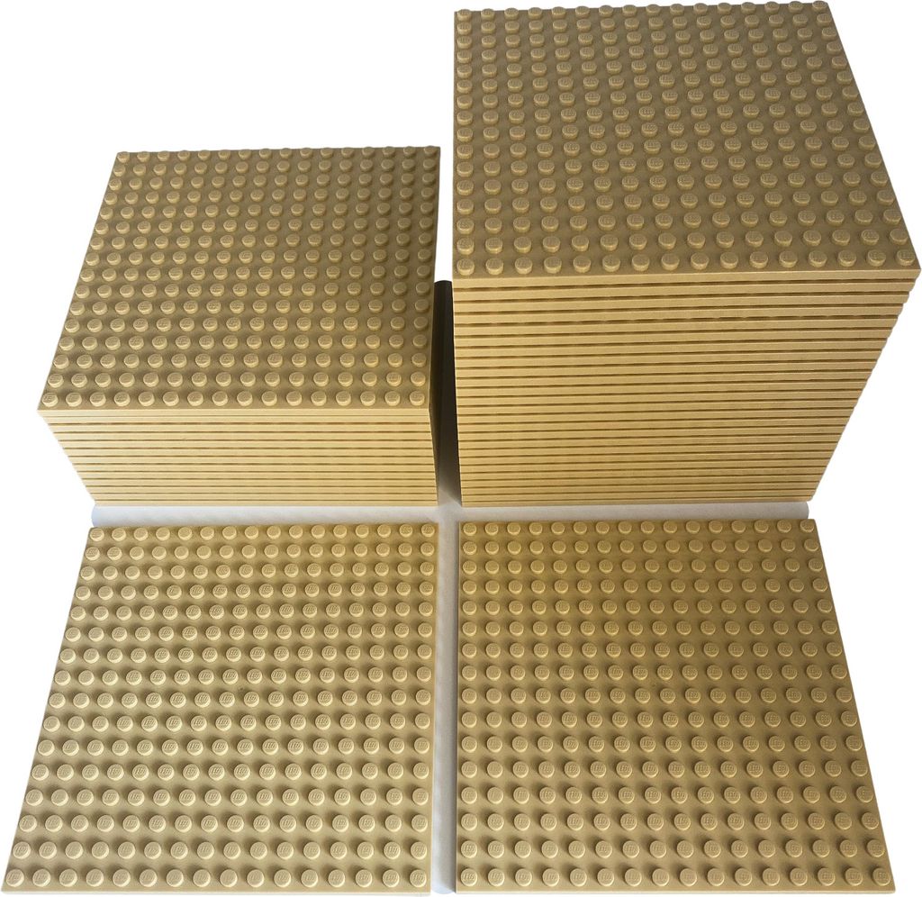 Stavební desky LEGO® 16x16 světle béžové oboustranně