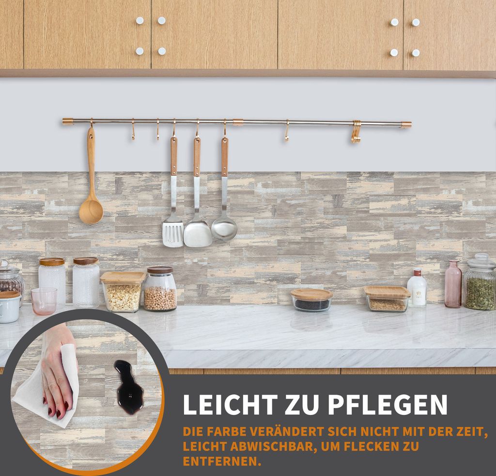 UISEBRT 10x Fliesenaufkleber PVC Wandfliesen | Kaufland.de