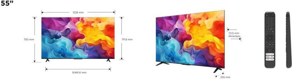 TCL 55P61B 55" LED UltraHD 4K HDR Google TV | Kaufland.de