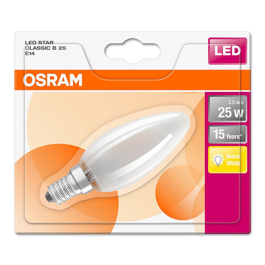 Osram LED Leuchtmittel Clas B25 E14 2,5W 2er | Kaufland.de