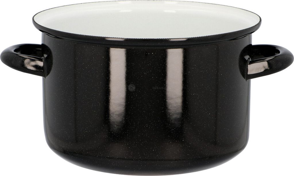 Belis STANDARD Emaillierter Topf, schwarz, | Kaufland.de