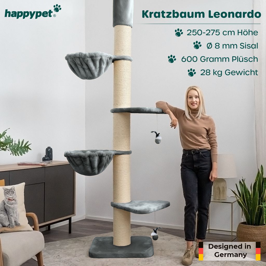 HAPPYPET Kratzbaum 'Leonardo' Grosse Katzen | Kaufland.de