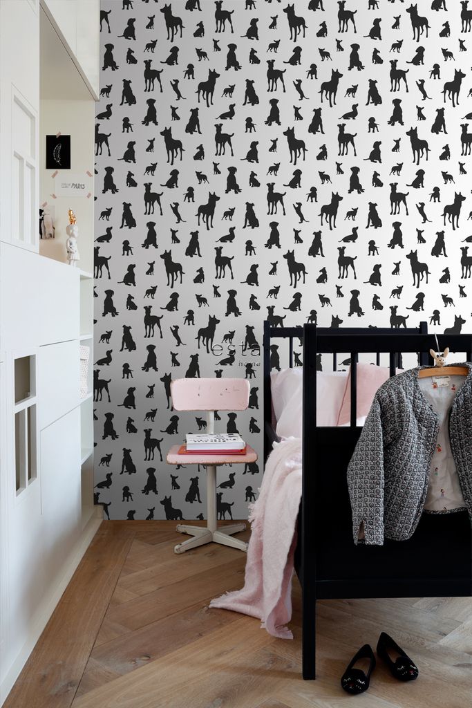 ESTAhome tapety psi černobílé - 139332 - 50 x | Kaufland.cz