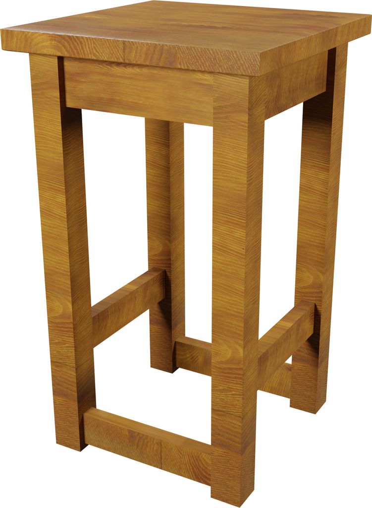 Rustikaler 55 cm | Eiche Teakholz Hocker | Kaufland.de