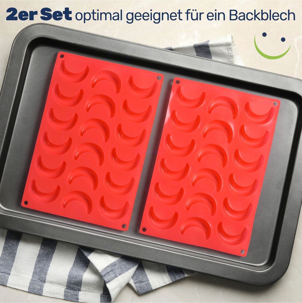 Praktisches 2er-Set Silikon-Backformen für | Kaufland.de