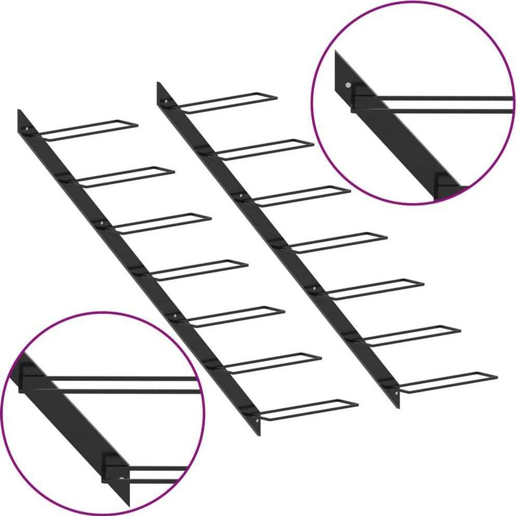 The Living Store Nástěnné stojany na víno na | Kaufland.cz