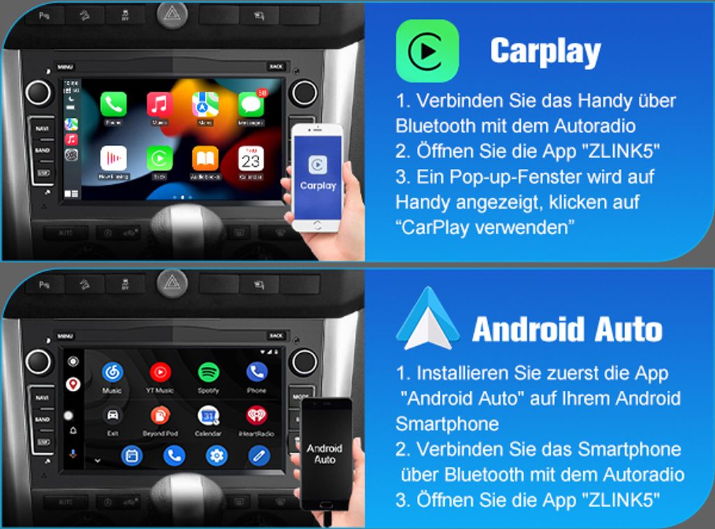 7" Android 13 Autorádio GPS Navi Carplay pro | Kaufland.cz