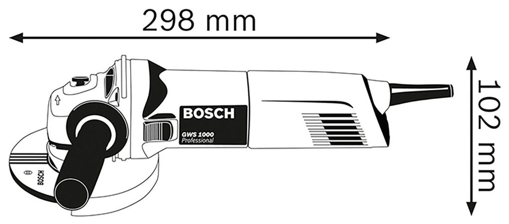 Bosch Professional Winkelschleifer GWS 1000, | Kaufland.de