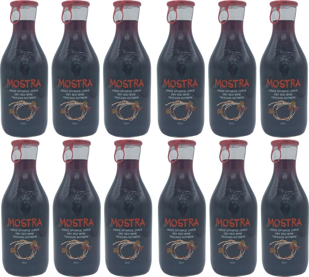 Mostra rot trocken 12x 0,5l | Weingut Tsililis | Rotwein