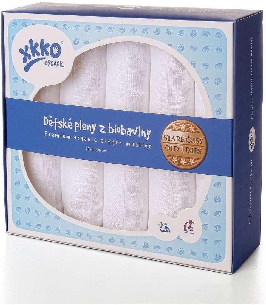 xkko Mullwindeln Muslin 80x80 cm Baumwolle | Kaufland.de