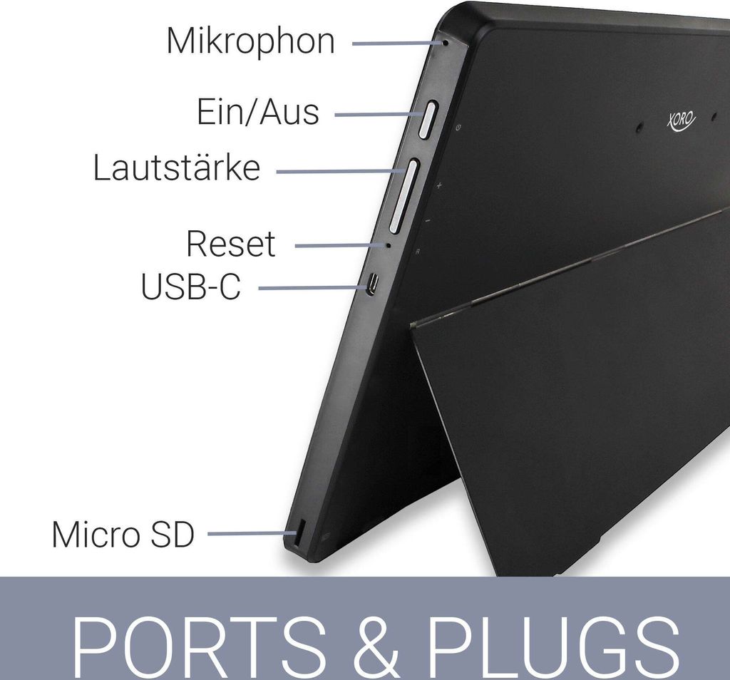 XORO MegaPAD 1333 Pro Tablet PC 13,3" FHD IPS Display