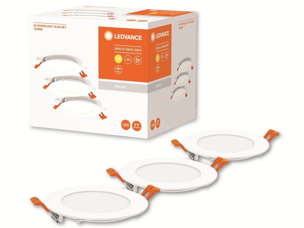 LEDVANCE LED žiarovky, ultra slim, 8W, 550lm, | Kaufland.sk