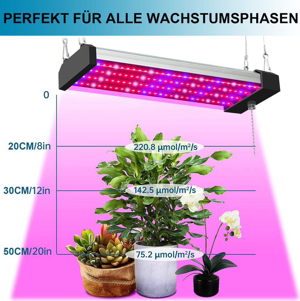 120 LED Pflanzenlampe Vollspektrum Grow Lampe | Kaufland.de