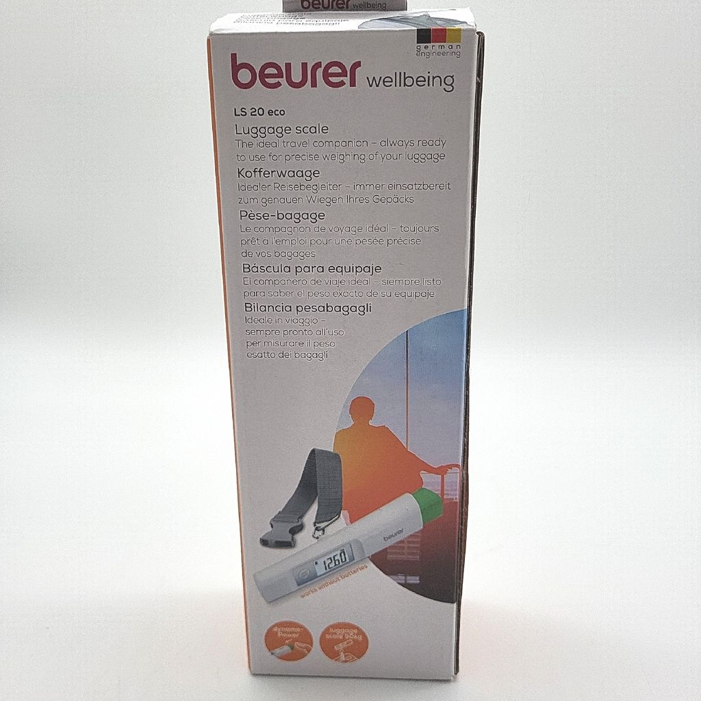 Heys Luggage Beurer LS 20 Eco Luggage Scale - Battery-Free Portable ...