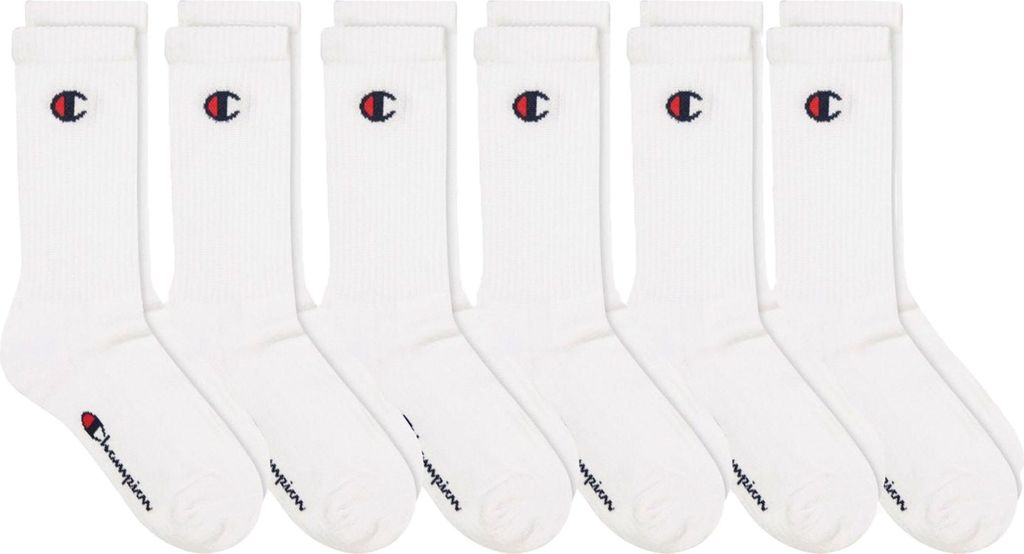 Champion Deutschland 6ks ponožek Crew WHT | Kaufland.cz