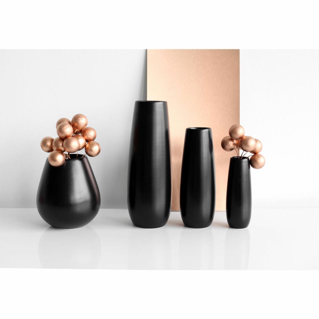 ASA Selection ease Vase Black Iron, | Kaufland.de