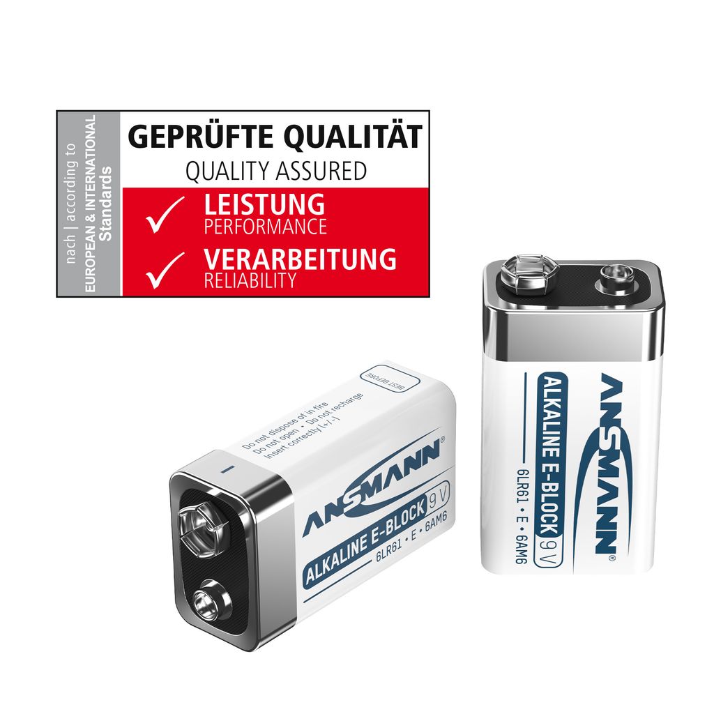 ANSMANN Alkaline longlife 9V Block Batterien | Kaufland.de