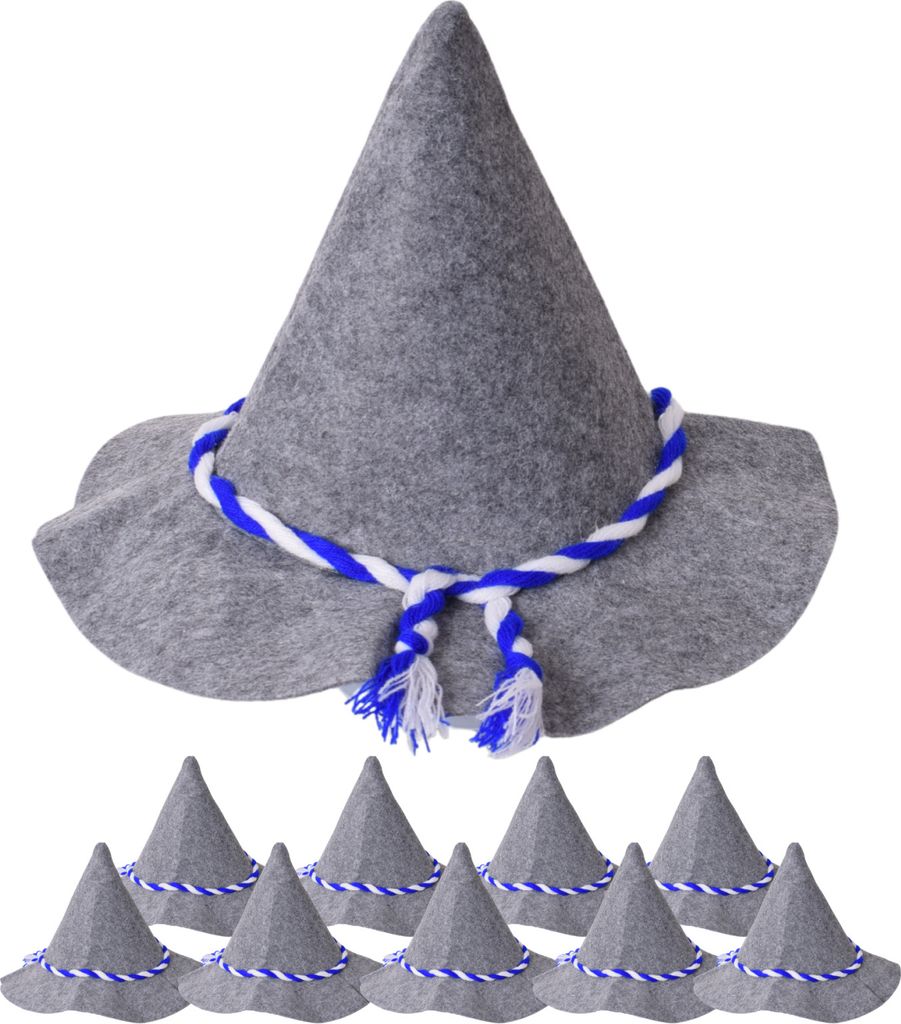 10 Stk. Seppelhut Sepplhut Filzhut Tirolerhut Trachtenhut