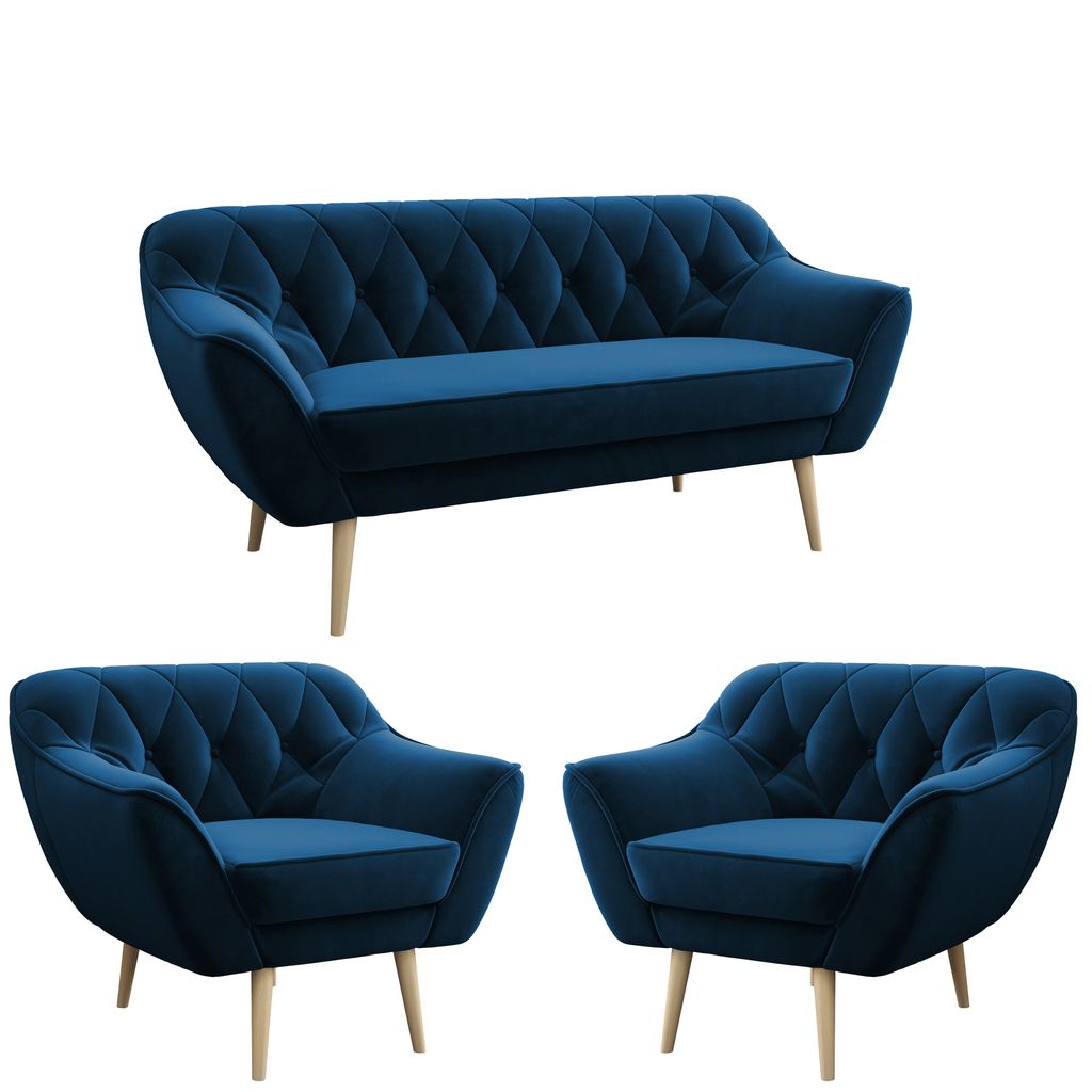 MKS MEBLE Sofa - Moderne Sofa Set 3+1+1 - | Kaufland.de