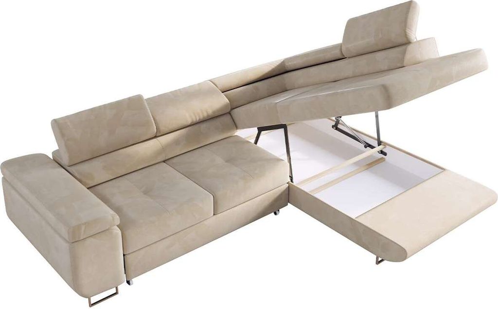 Ecksofa L-Form Couch mit Schlaffunktion und | Kaufland.de