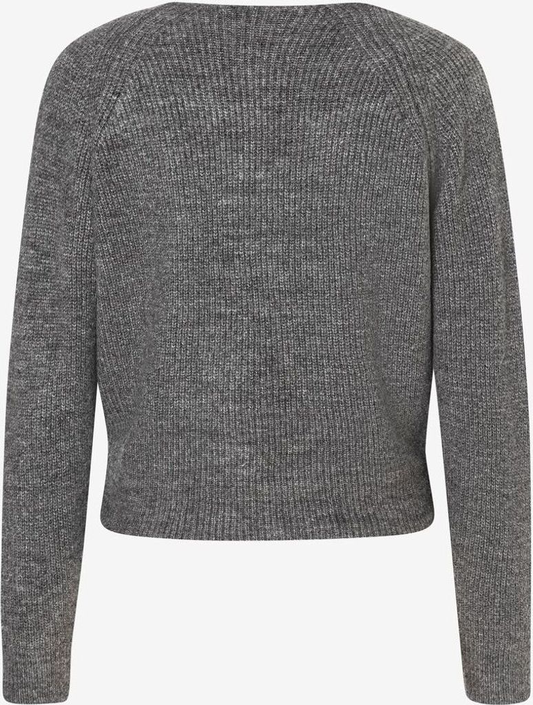 Pullover mit Knotendetail grau melange | Kaufland.de