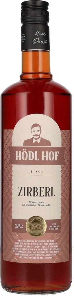 Hödl Hof ZIRBERL Zirbenschnaps 25% Vol. 1l Obstbrand
