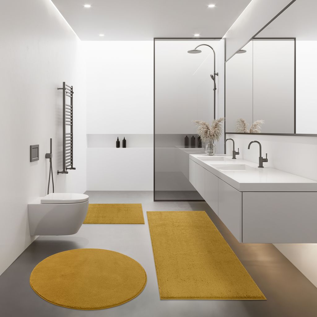 Moderne Badematte Badezimmer Teppich Shaggy | Kaufland.de