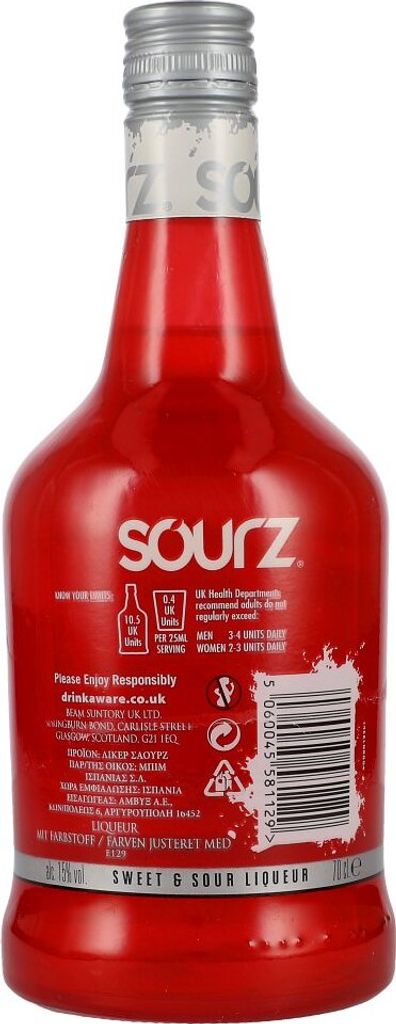 Sourz Red Berry The Original Sweet and Sour | Kaufland.de