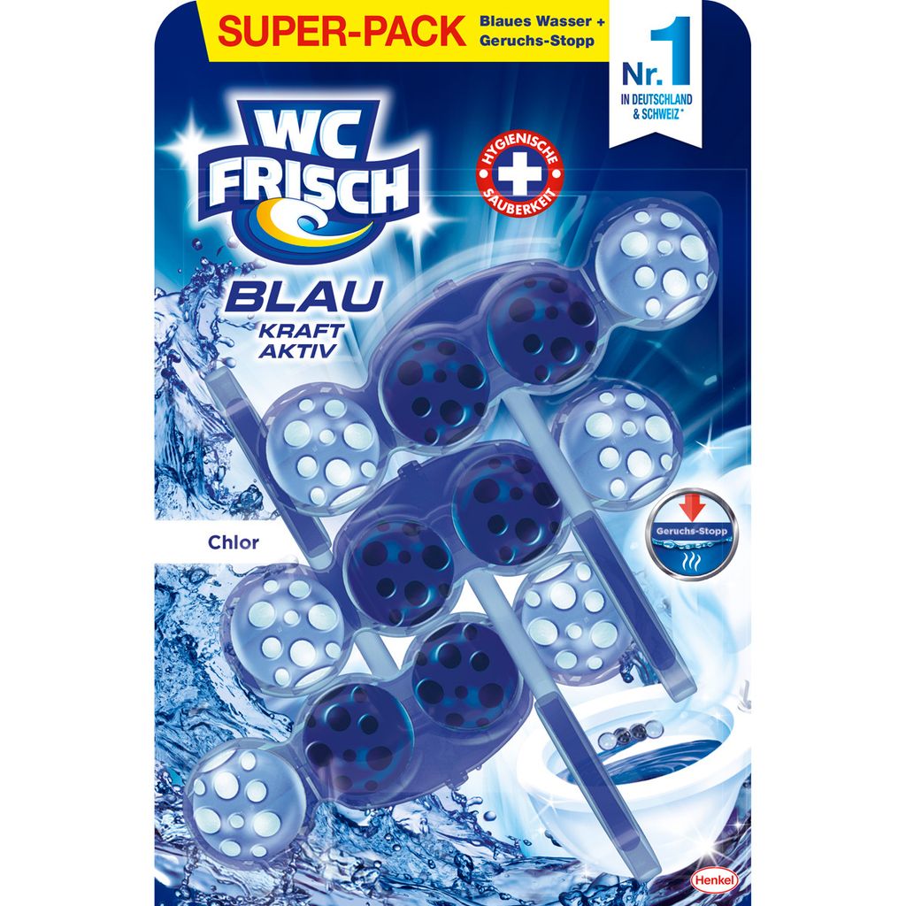 WC Frisch Kraft-Aktiv modrý oplachovací | Kaufland.cz