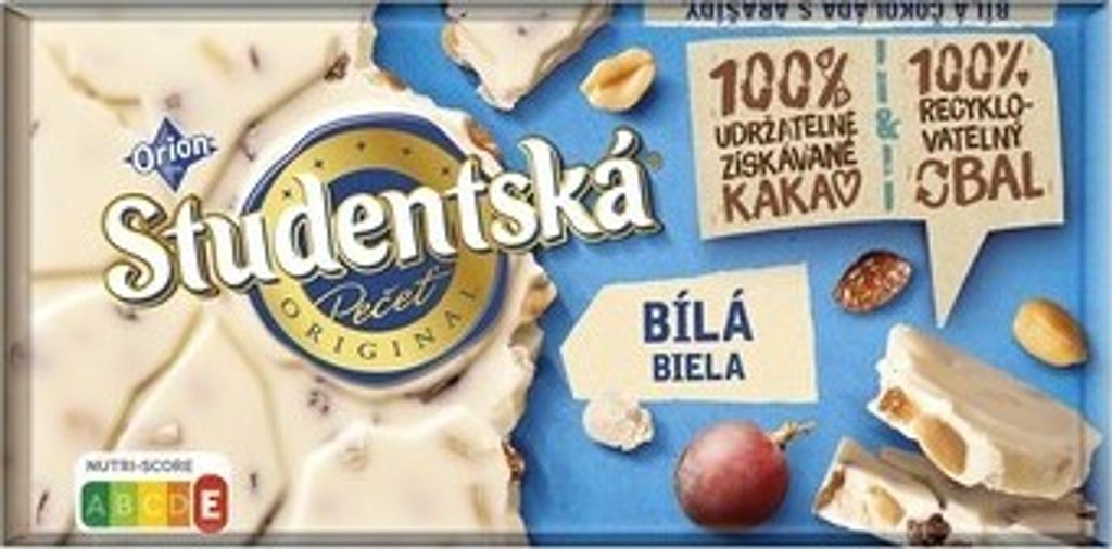 Orion Studentska Weiß 170G Schokoladen | Kaufland.de