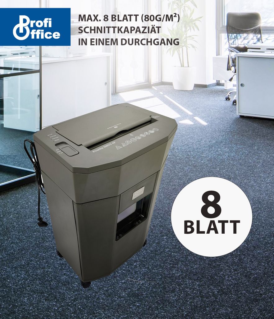 ProfiOffice Aktenvernichter Autofeed Piranha | Kaufland.de