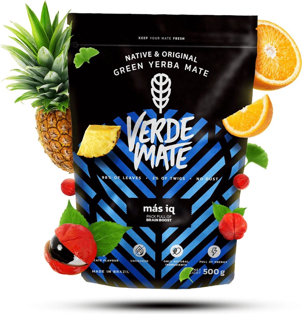 Yerba Verde Mate Green Mas IQ 0,5kg Sypané čaje