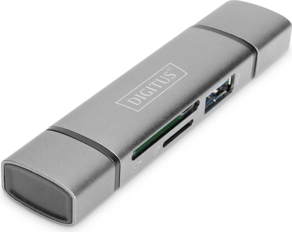 DIGITUS Dual Card Reader Hub USB-C / USB 3.0, | Kaufland.sk