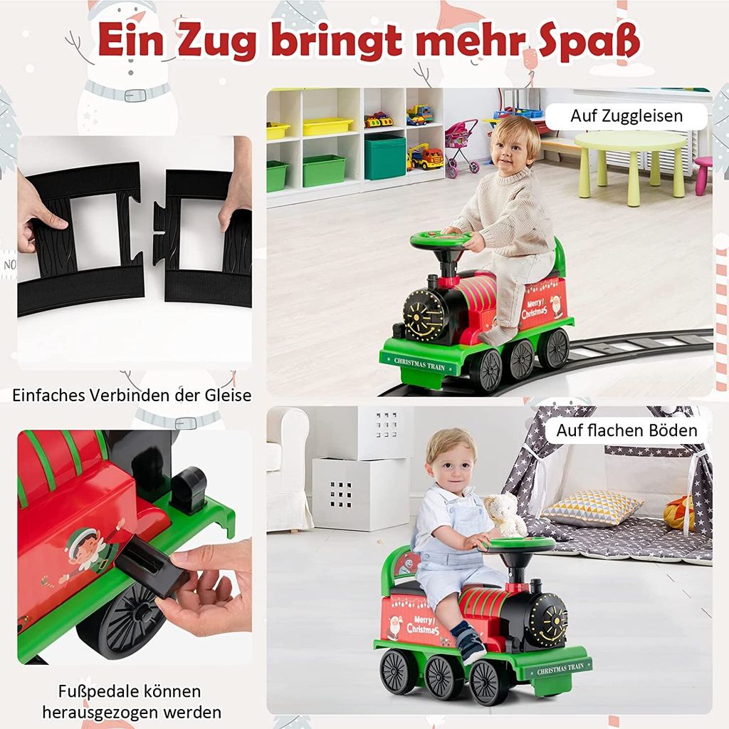 Elektro Zug zum Aufsitzen mit Gleis, 6V | Kaufland.de