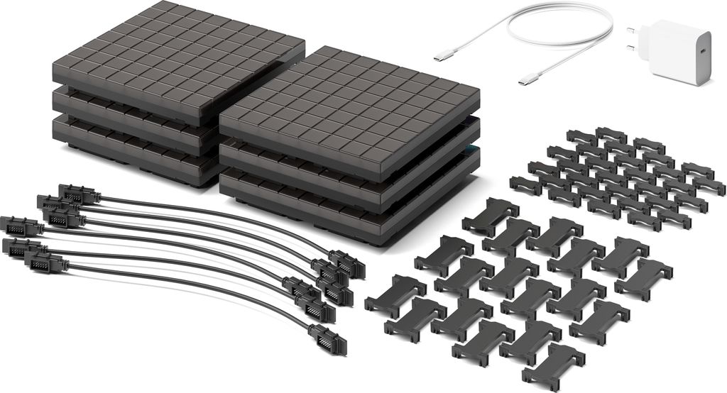 Twinkly Squares Combo Pack 6 bloků RGB LED | Kaufland.cz