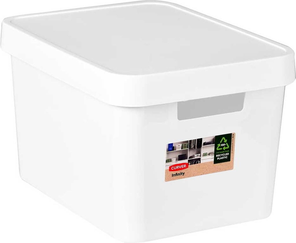 Kontajner Curver infinity 17 l s vekom /biely Úložné boxy