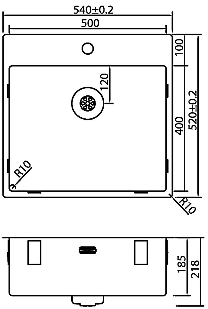 CARESSI 1-Becken Spüle CAPPO 60517 mit | Kaufland.de
