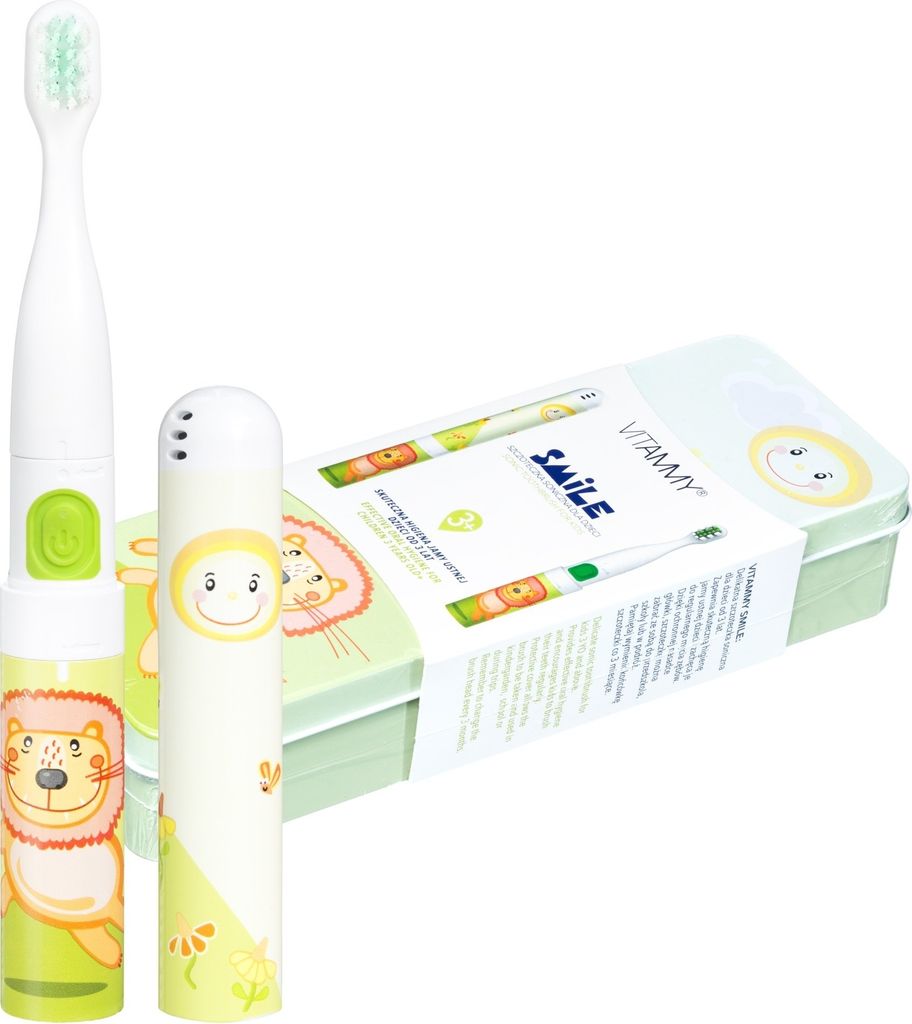 Sonická zubná kefka VITAMMY SMILE pre deti, lev, od 3 rokov