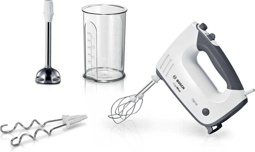 Bosch ErgoMixx MFQ37470 Handrührer, 750W, weiß Handmixer