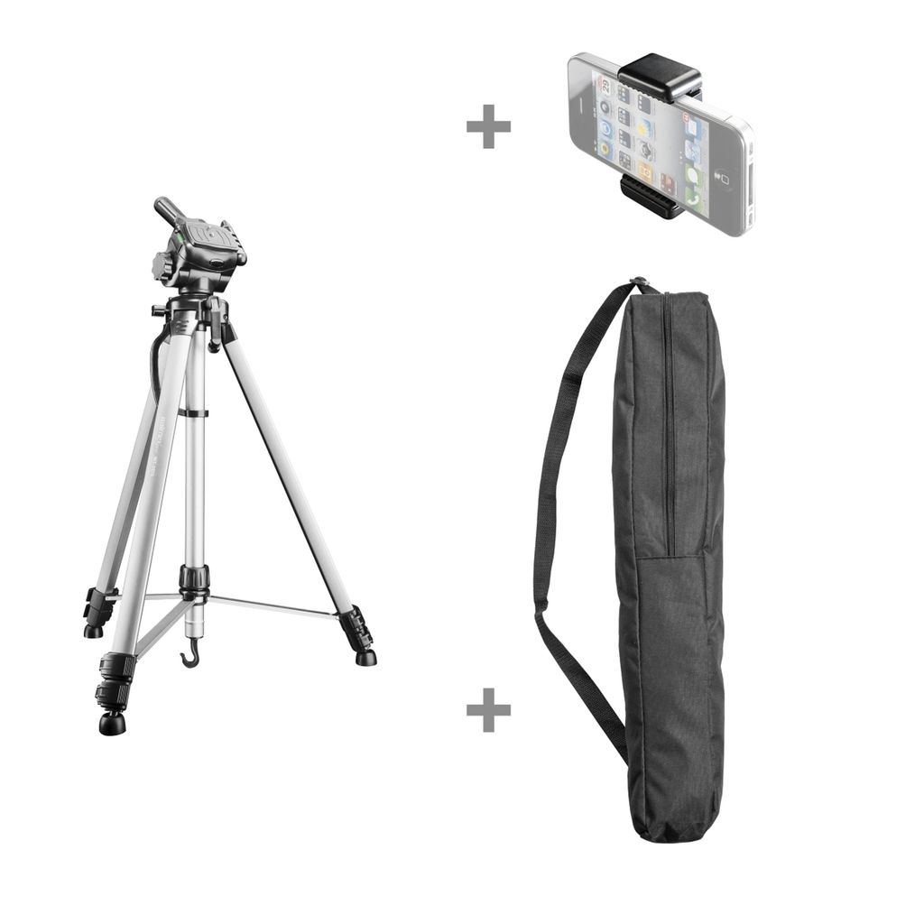 Walimex pro WT-3570 Basic Tripod 168cm Silver Tripody