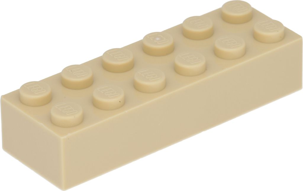 LEGO® 2x6 Steine Hochsteine Hellbeige - 2456 | Kaufland.de