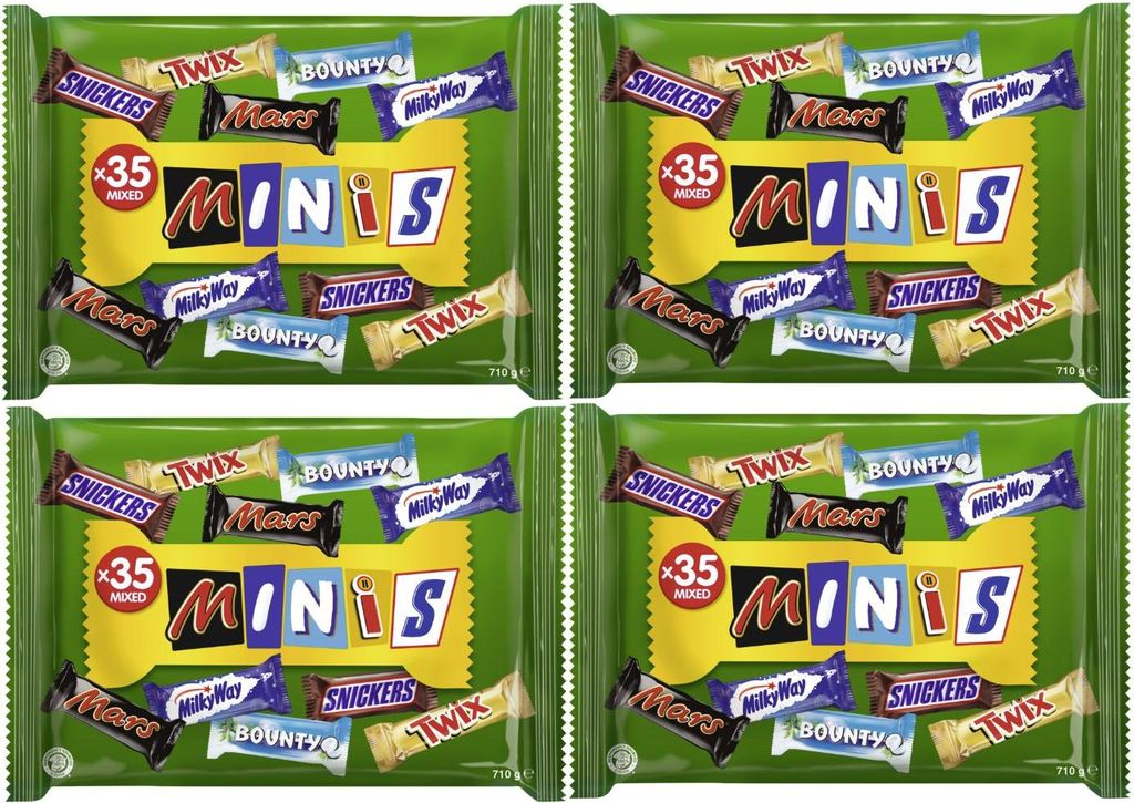 Mixed Minis 4x710g I 2840g Schokoriegel