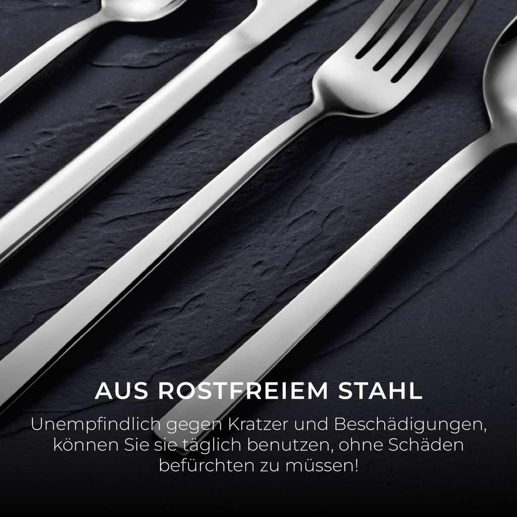 BERGNER Sofia | Besteck Set 24-Teilig | Aus | Kaufland.de