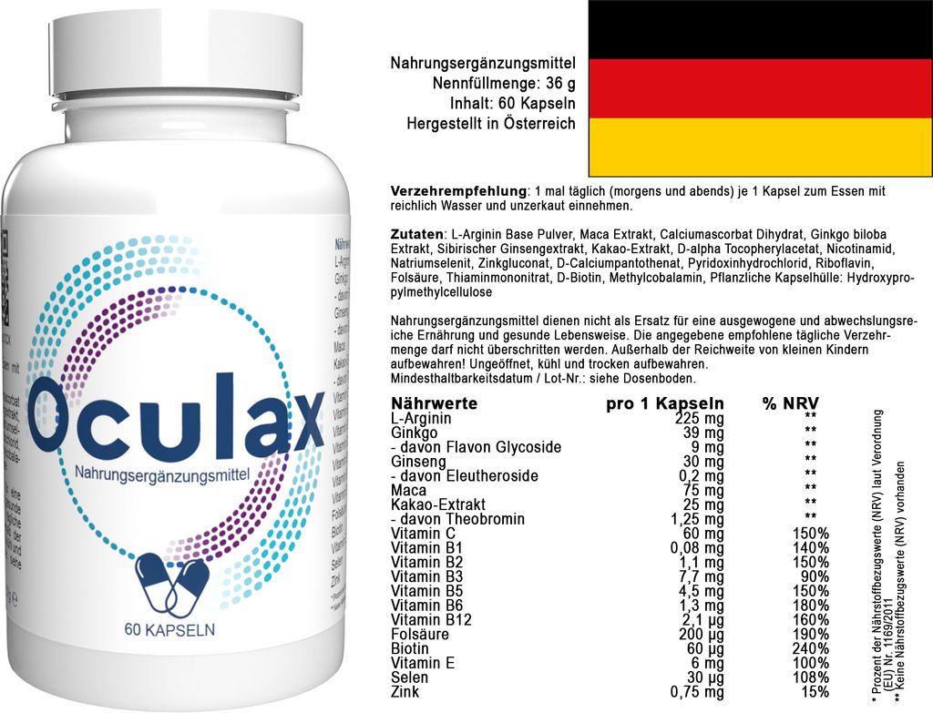 OCULAX 60 Kapseln das Original | Kaufland.de